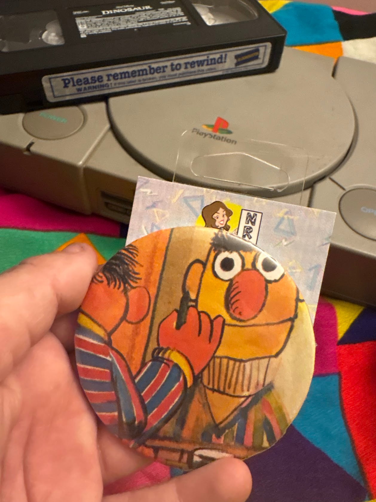 Sesame Street Bert and Ernie XL Button - Creating a Masterpiece | NO ...