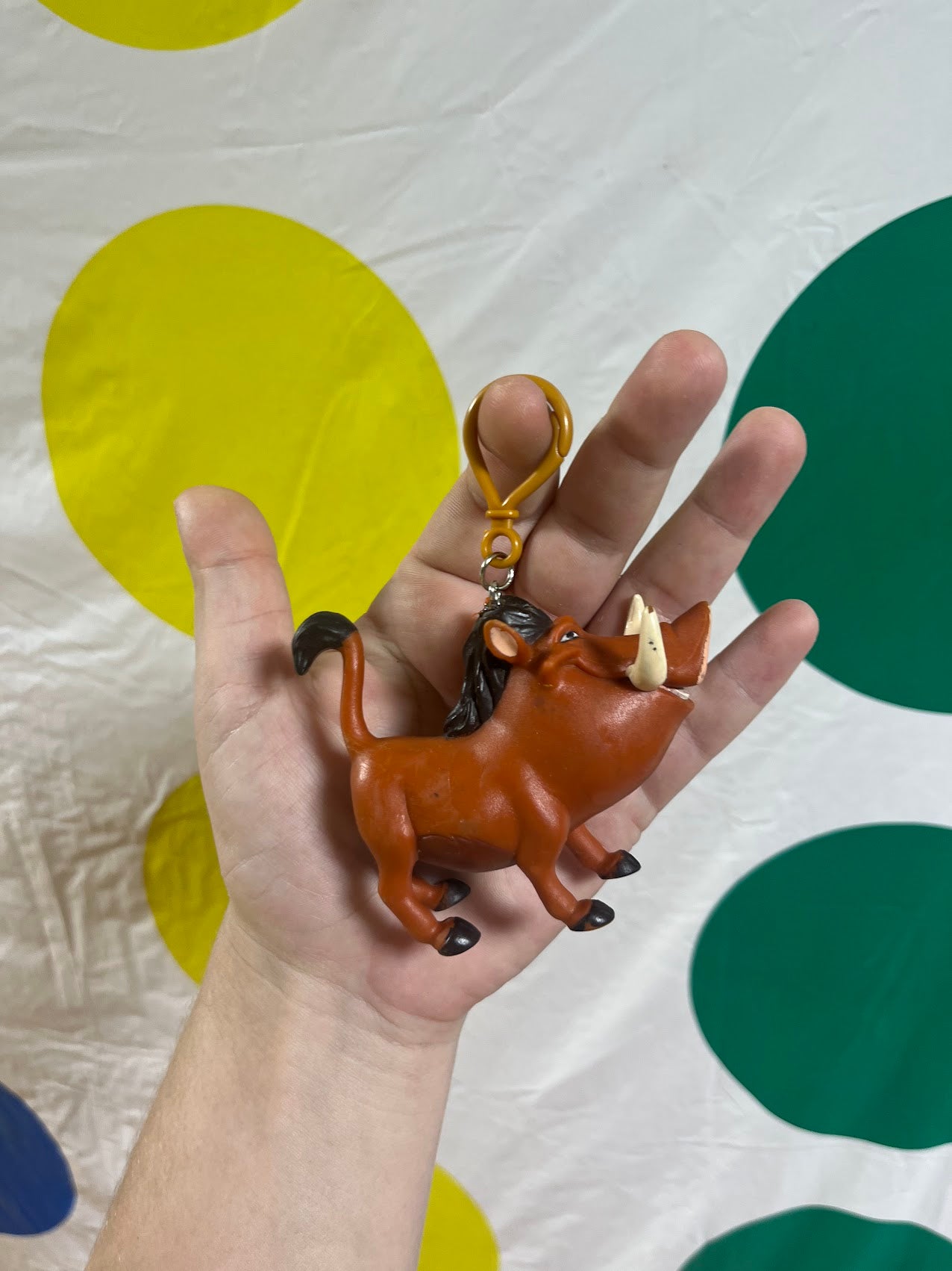 The Lion King - Pumba - Classic Keychain | NO RHYME OR REASON ART